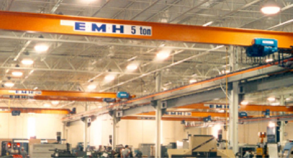 Single Girder Top Running Overhead Cranes | EMH, Inc.